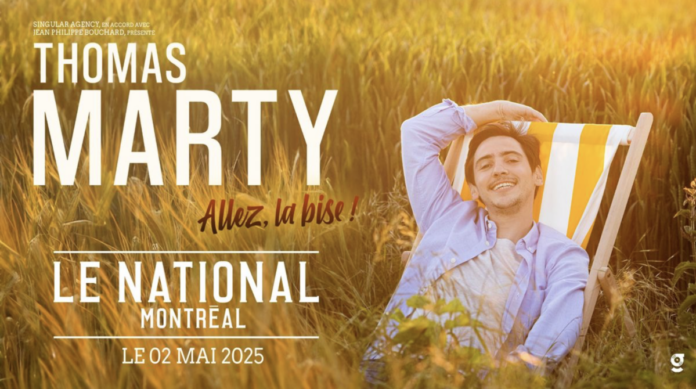 Thomas Marty vient faire rire Montréal - Maudits Français